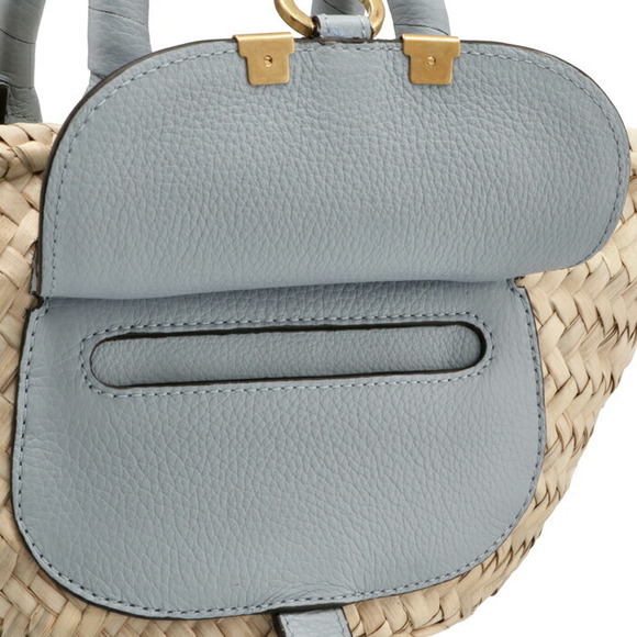 Chloe | Bags | Chloe Marcie Mini Basket Raffia Tote White | Poshmark